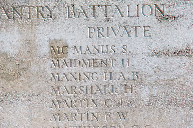 Private Horace Maidment
