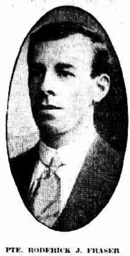 Private Roderick John Fraser